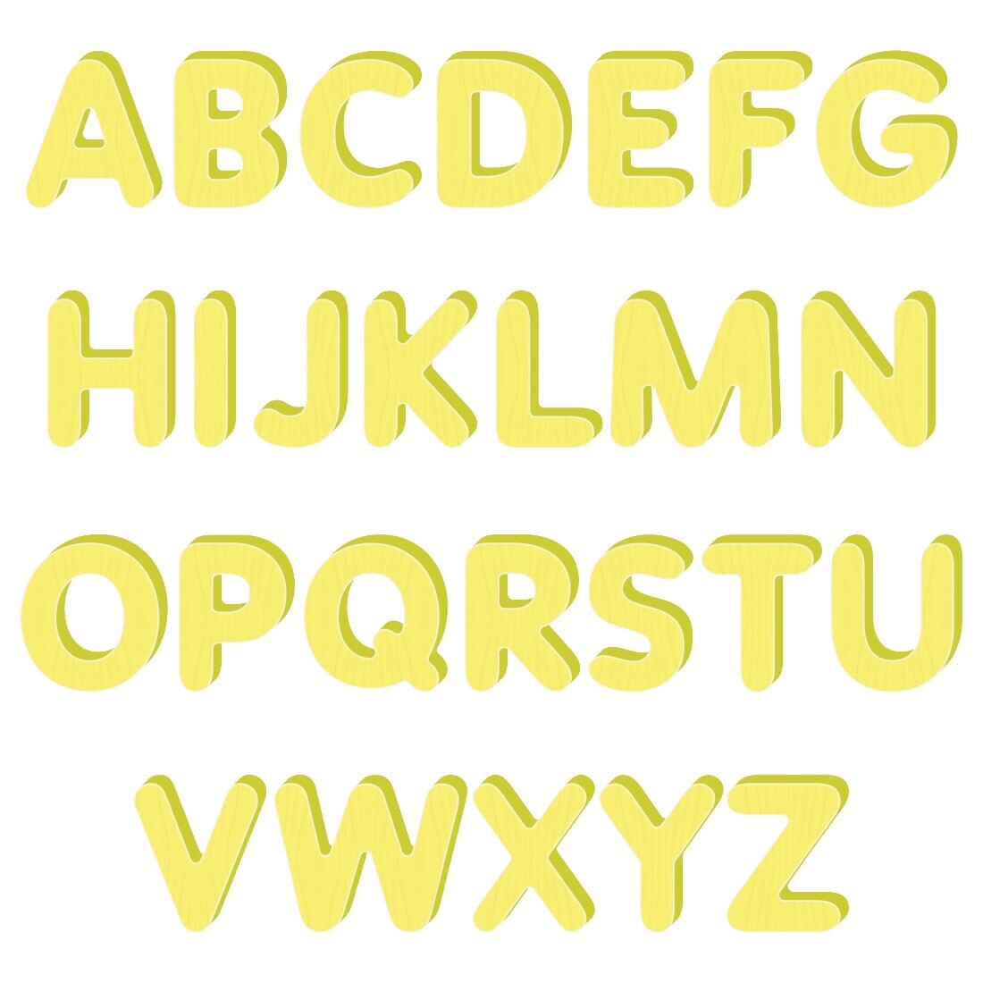 Replacement Bright Name Puzzle Letters — Maple Landmark