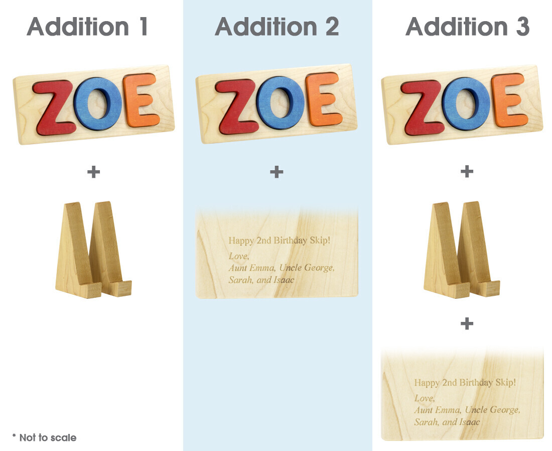 Bright 3-Letter Name Puzzle — Maple Landmark