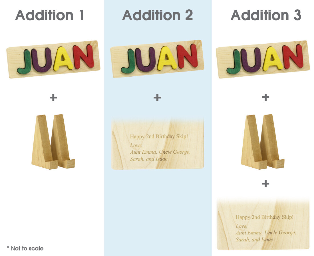 Bright 4-Letter Name Puzzle — Maple Landmark