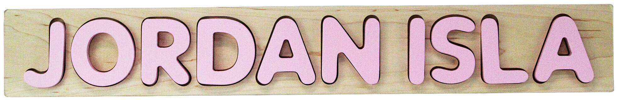 Pastel 10-Letter Name Puzzle — Maple Landmark