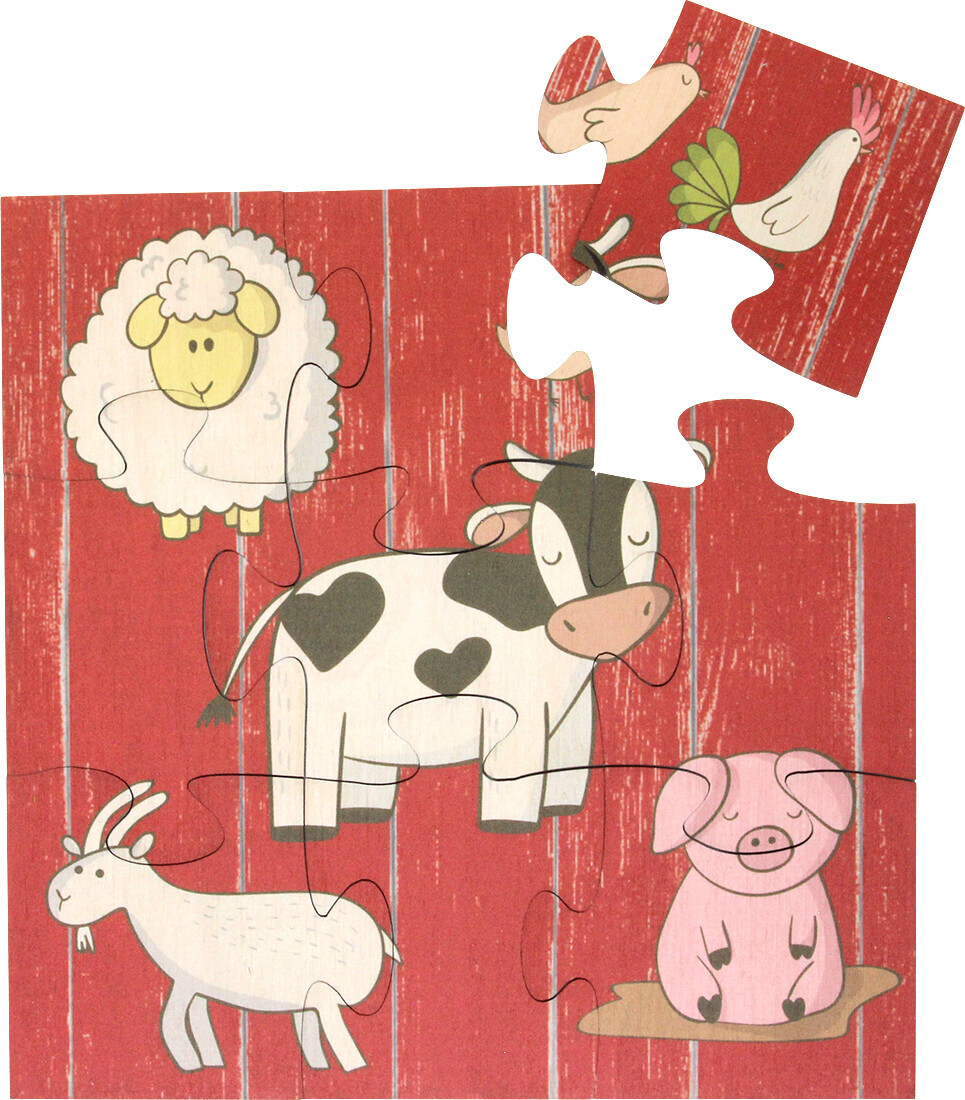 Games To Go 2-Sided Animals Puzzle — Maple Landmark