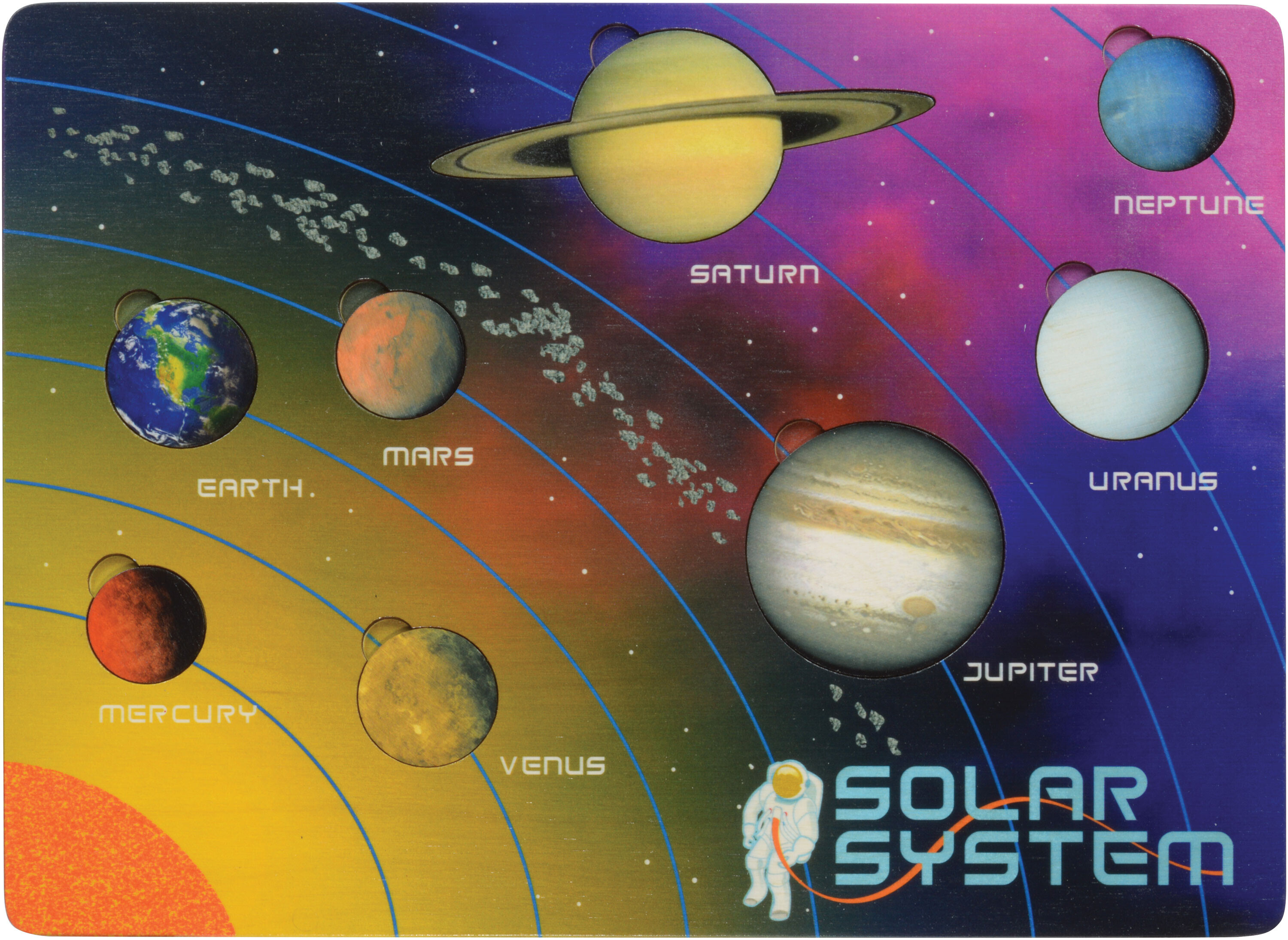 Lift & Learn Solar System Puzzle — Maple Landmark