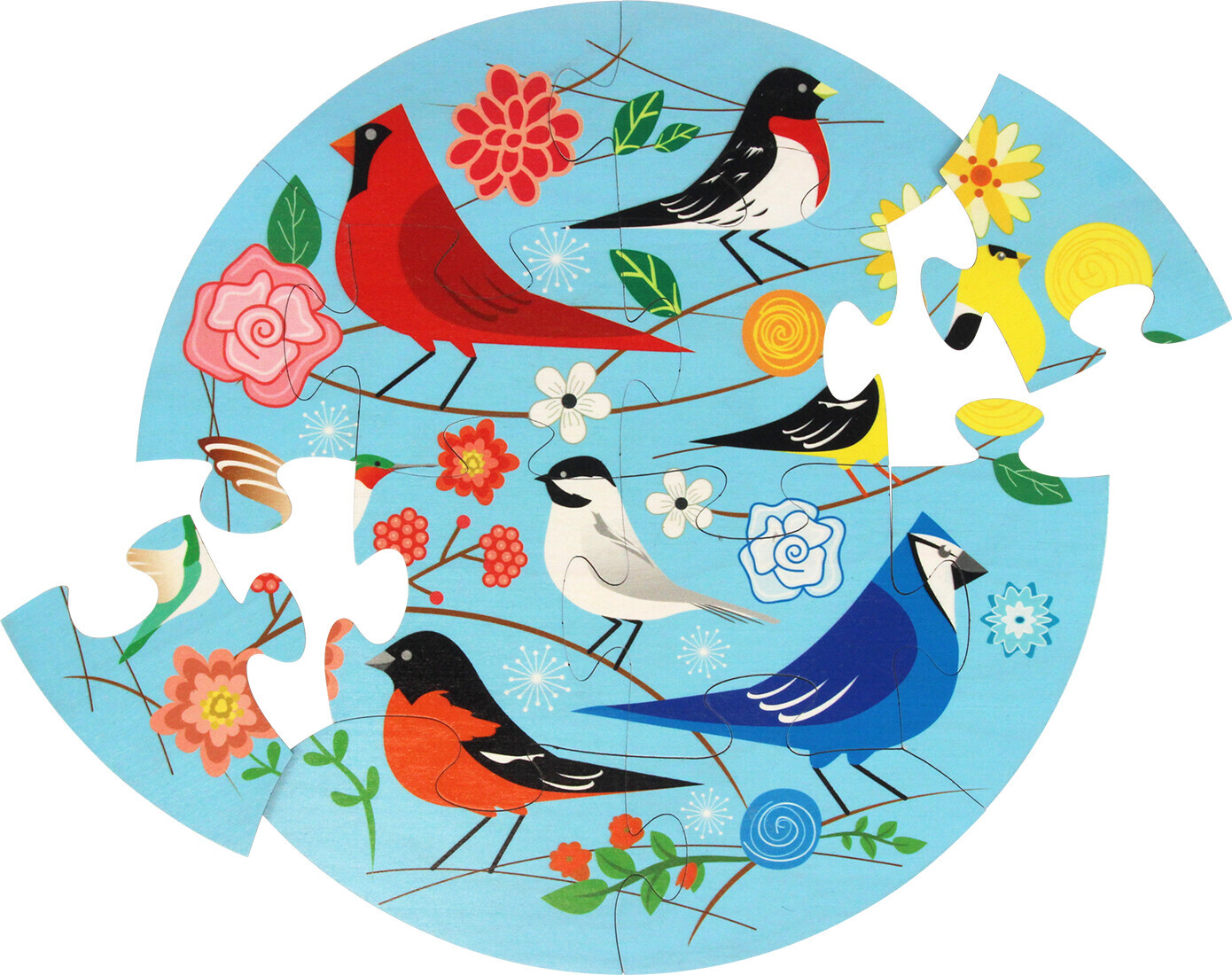 Bird Shaped Jigsaw Puzzle — Maple Landmark