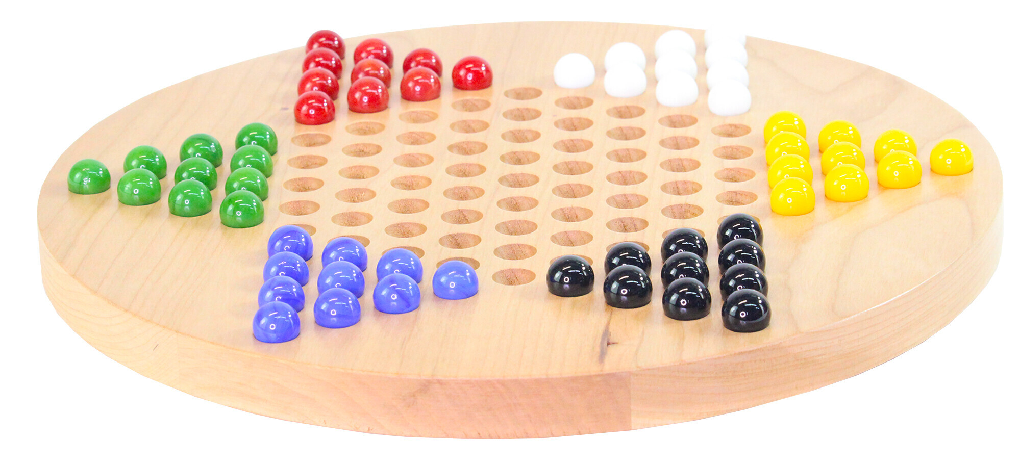 Cherry Hardwood Chinese Checkers | Made in USA — Maple Landmark