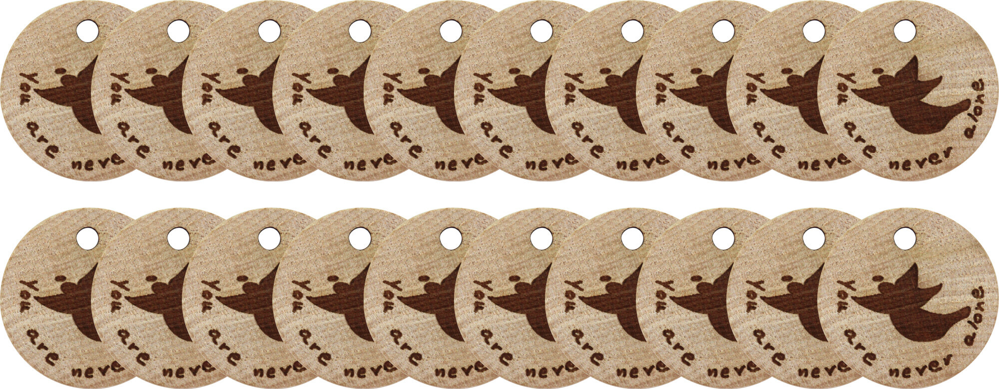 Caring Coins - "You Are Never Alone", 20pk — Maple Landmark