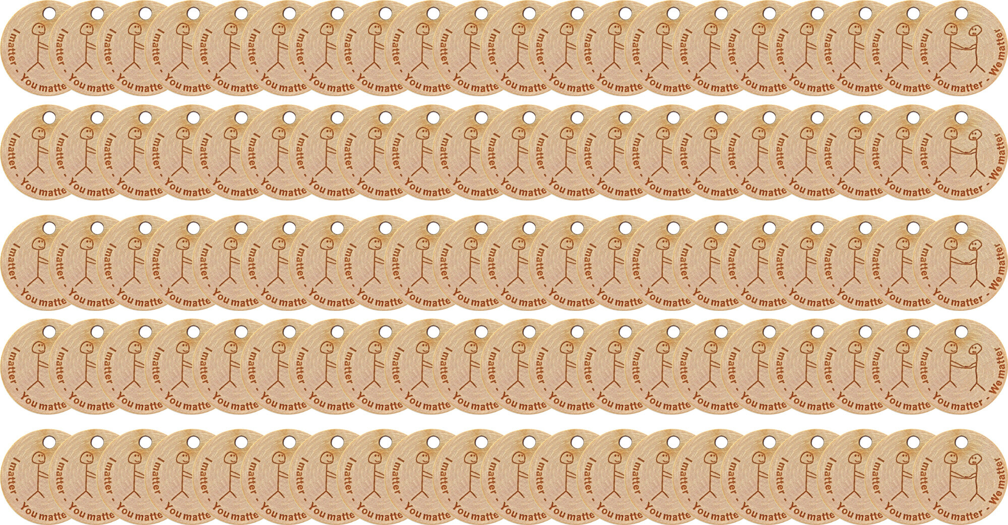 Caring Coins - "I Matter, You Matter", 100pk — Maple Landmark