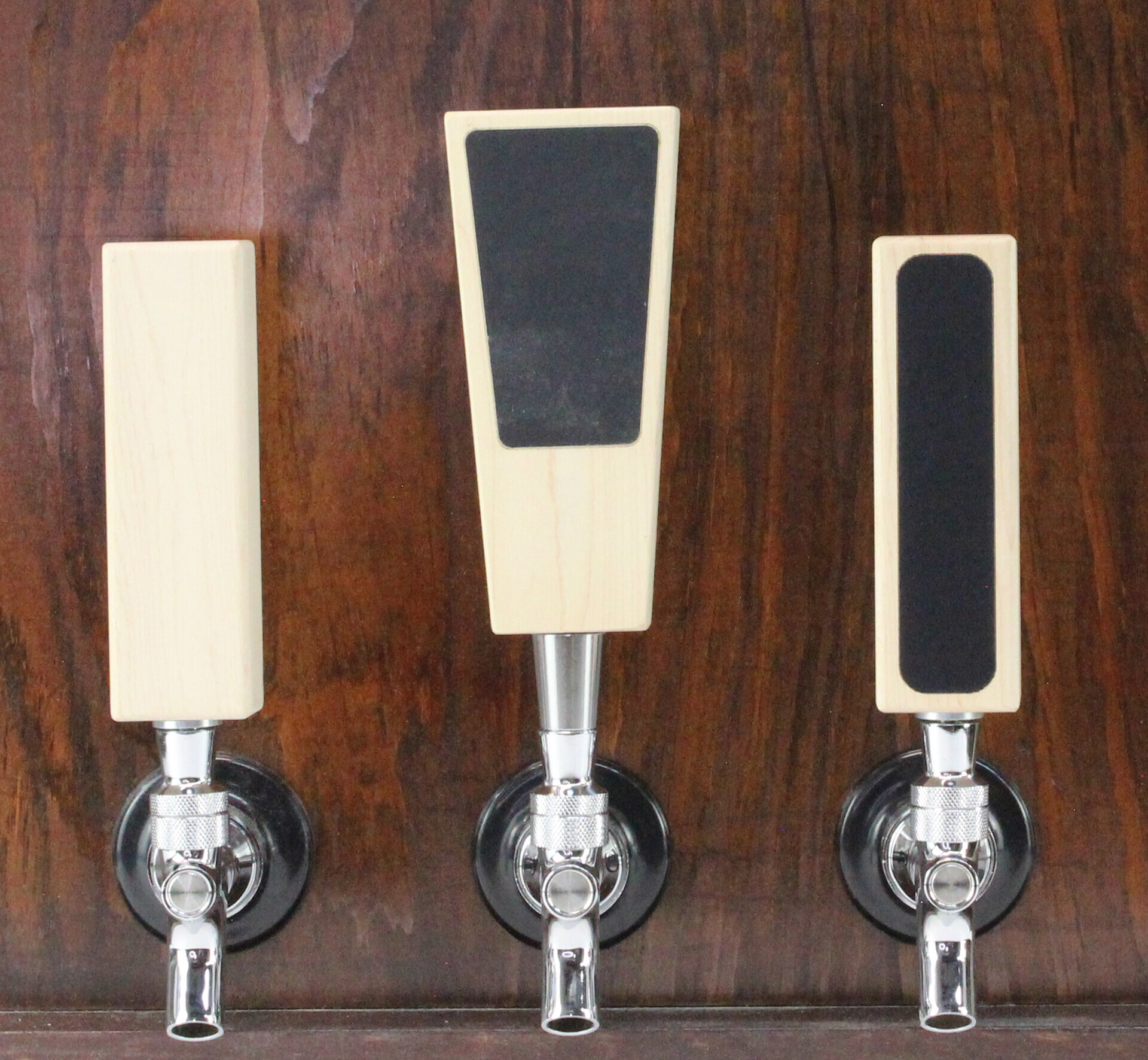 5" Straight Solid Maple Chalkboard Tap Handle — Maple Landmark