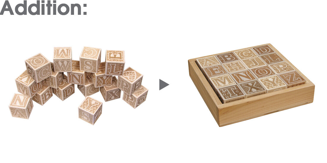 Engraved Letter Blocks — Maple Landmark