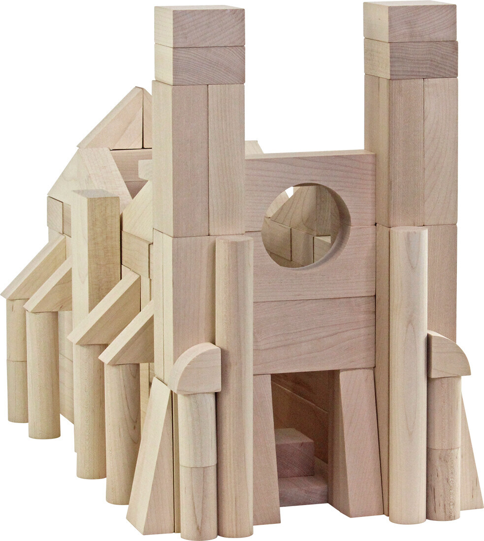 Architect Blocks Set (104 Pieces) — Maple Landmark