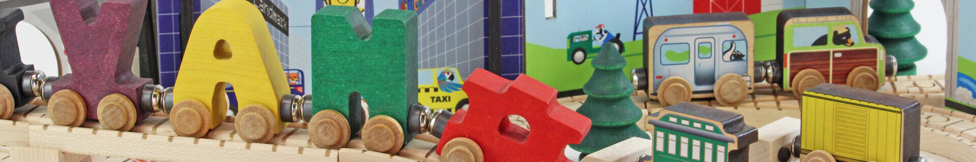 NameTrains Wooden Train Sets - Made in the USA — Maple Landmark