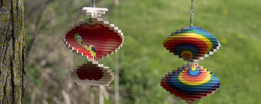Natural Wind Spinner — Maple Landmark